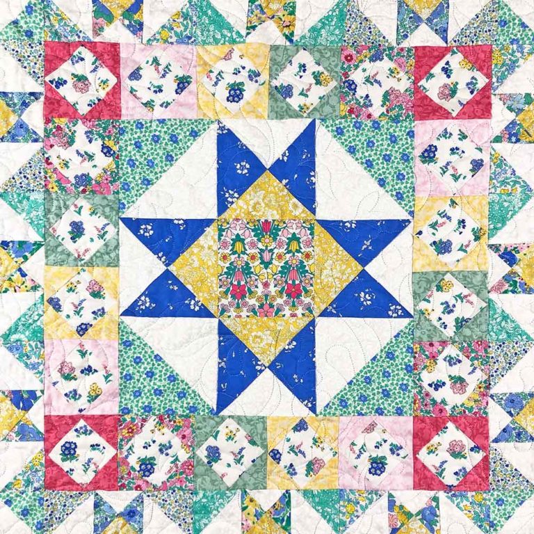 Andromeda Quilt Pattern | Stunning Patchwork Quilt Star Design