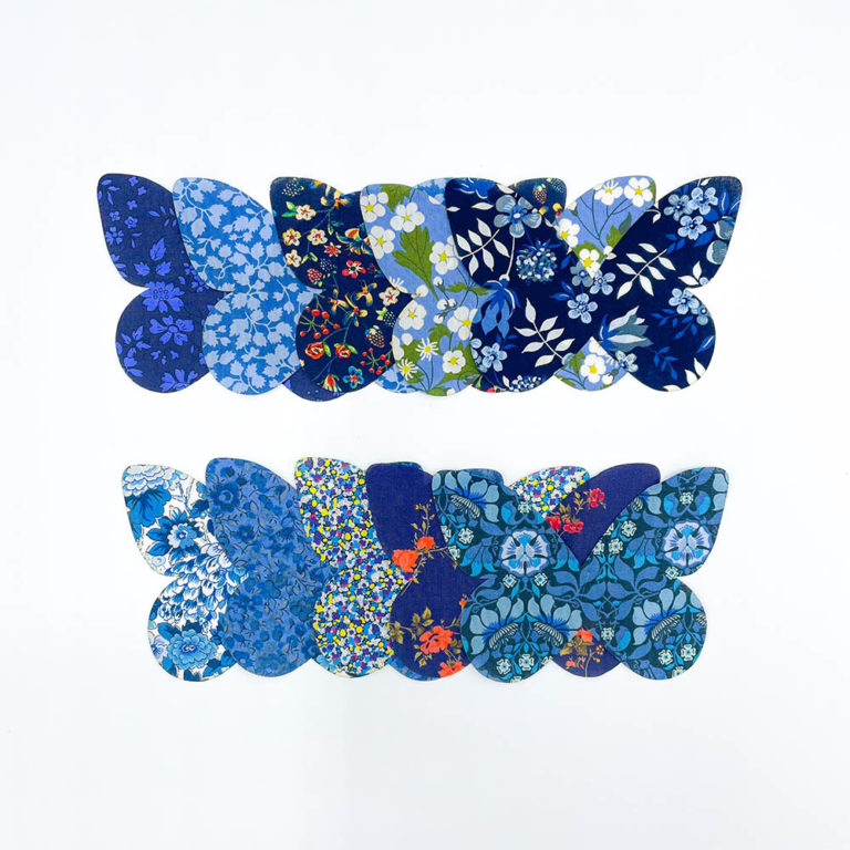 Pre-Cut Liberty Blue Butterflies | Alice Caroline Ltd