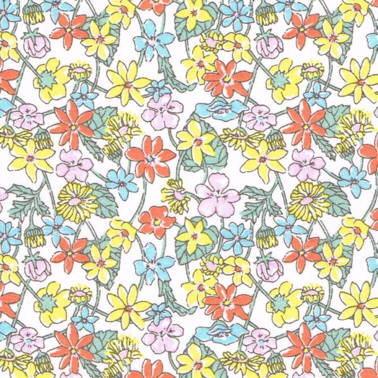 Liberty Tana Lawn® Carmella Daisy C 1.97m Remnant (Box 32) | Alice Caroline
