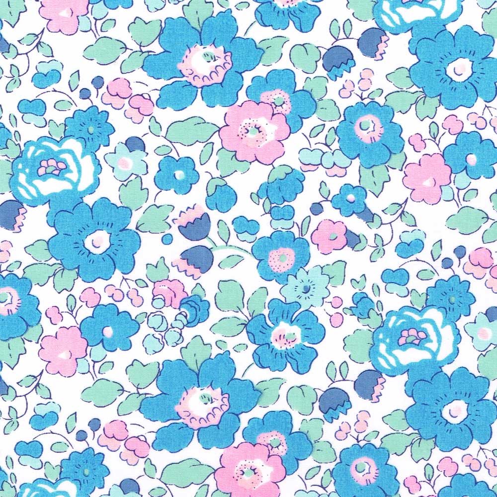 Turquoise Liberty Betsy Fabric | Betsy Bermuda | Alice Caroline