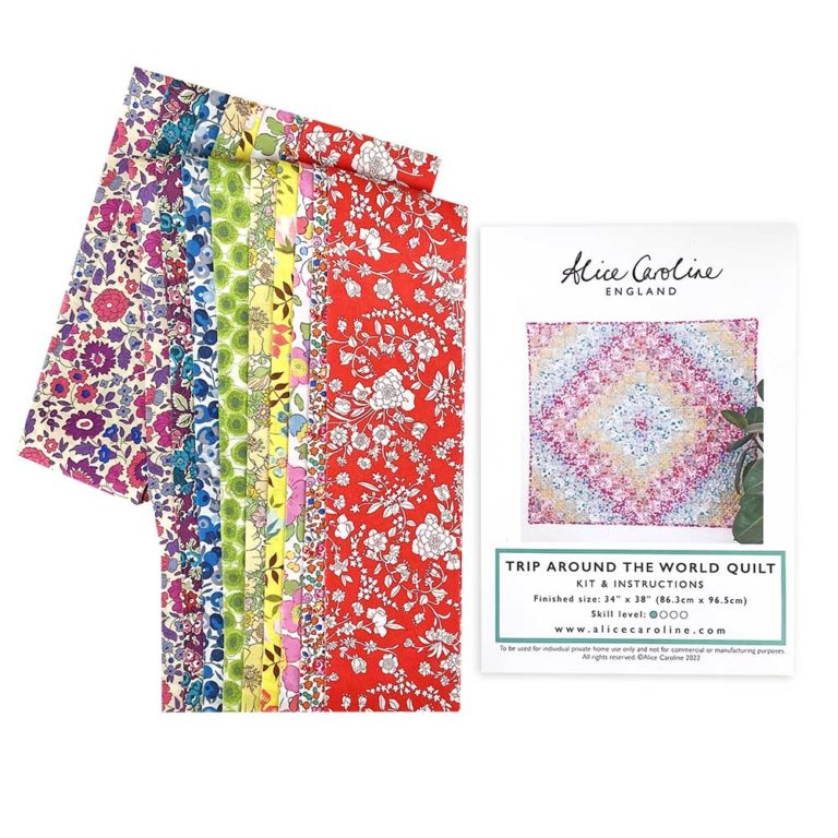 Trip Around the World - Complete Quilt Kit | Liberty Tana Lawn