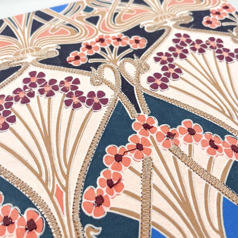 Liberty Notebook | Ianthe Embroidered Design | Alice Caroline Ltd