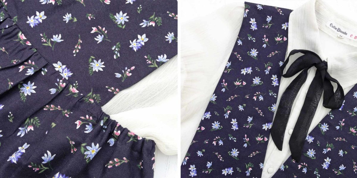 Laura's Vintage Pinafore in Winterbourne — Quilting Cotton