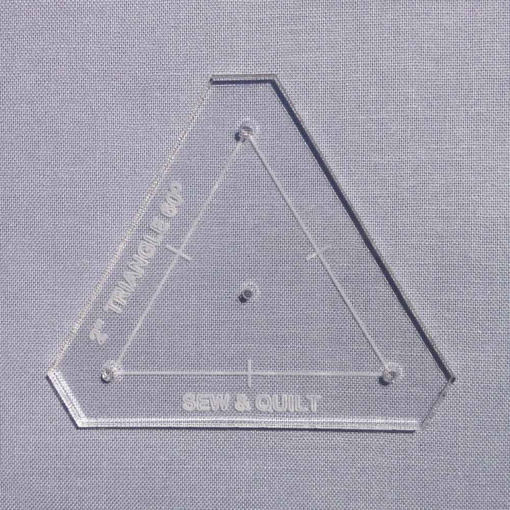 2' EPP Triangle Template | Acrylic Cutting Template