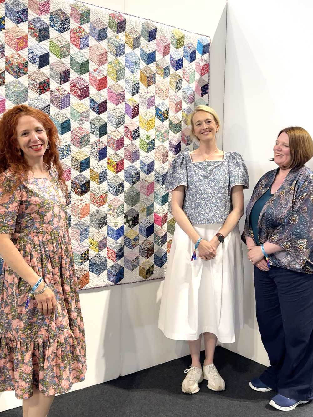 The Tumbling Blocks Quilt - Alice Caroline