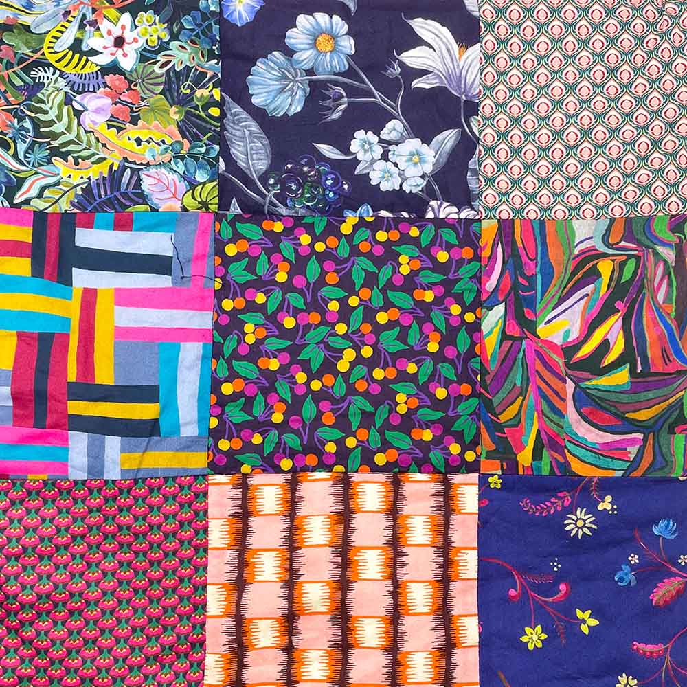 Liberty Patchwork Quilt made from Sample Packs