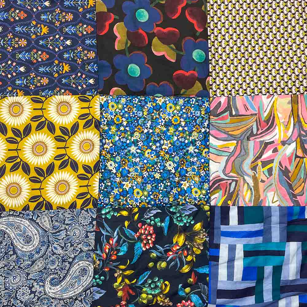 Liberty Patchwork Quilt made from Sample Packs