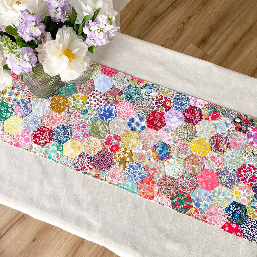 Liberty EPP Hexagon Table Runner