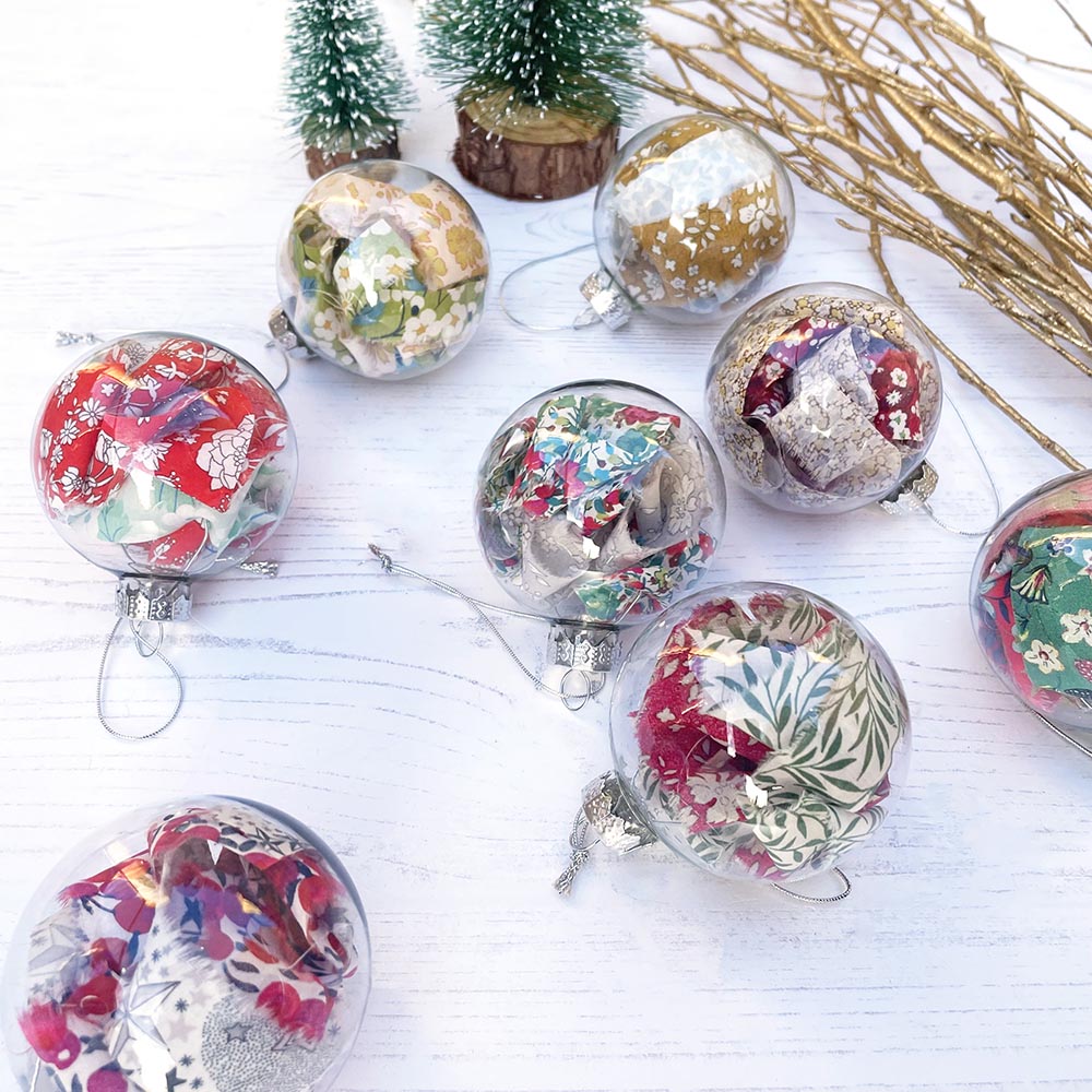 Liberty Christmas Baubles | Christmas Craft Projects