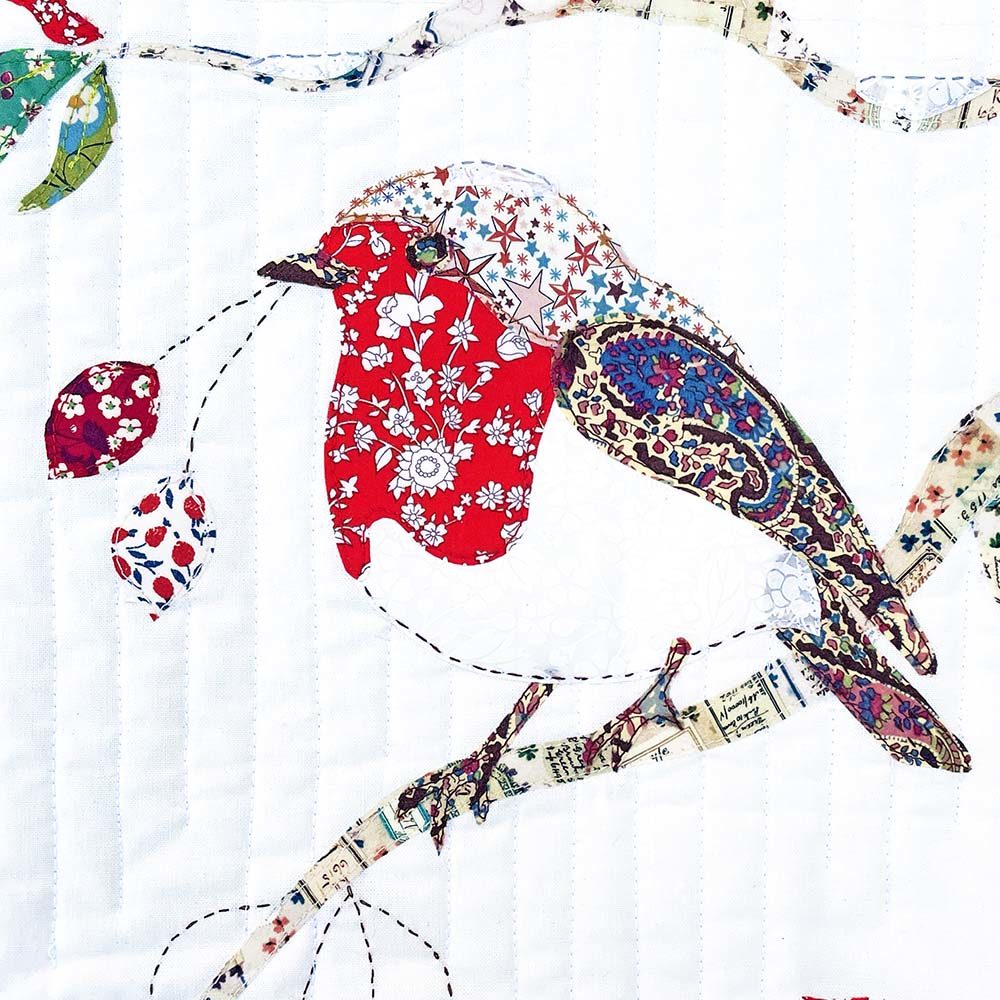 Christmas Robin Cushion Sewing Pattern | Alice Caroline Patterns