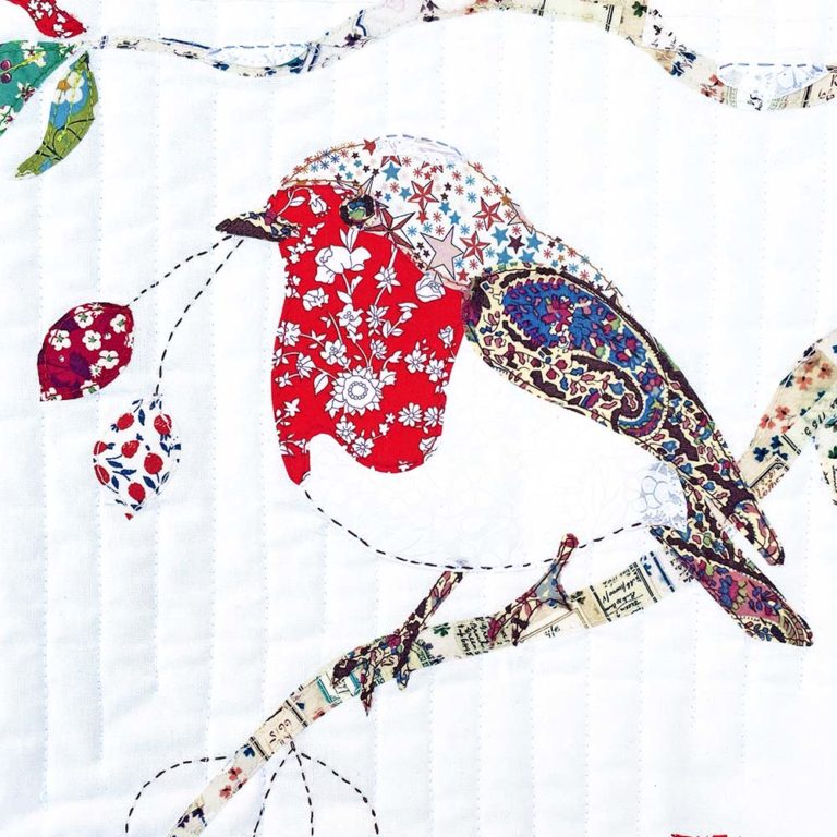 Christmas Robin Cushion Sewing Pattern | Alice Caroline Patterns