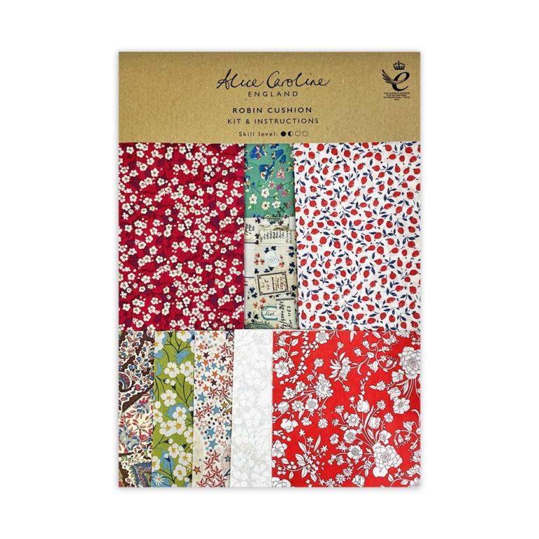 Robin Liberty Christmas Cushion Kit | Beginner Friendly