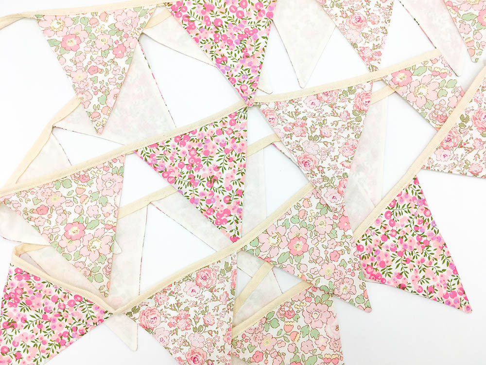 Exclusive Liberty Fabric Handmade Bunting | Alice Caroline