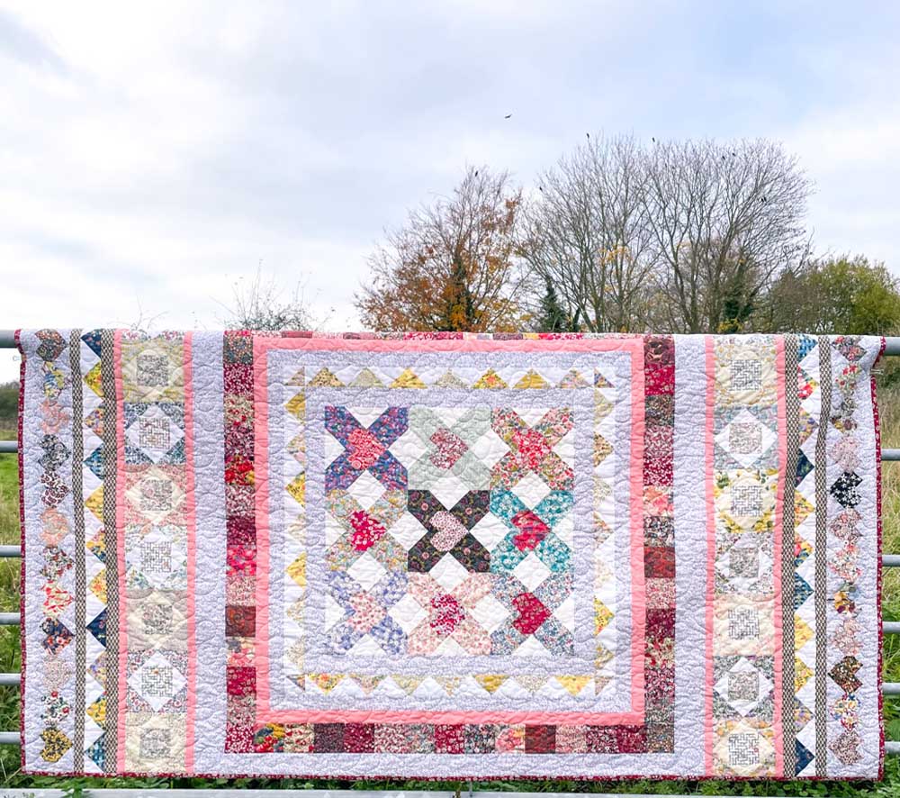 Sue's Liberty Quilt SOS Story — A Scrappy Tana Lawn Quilt