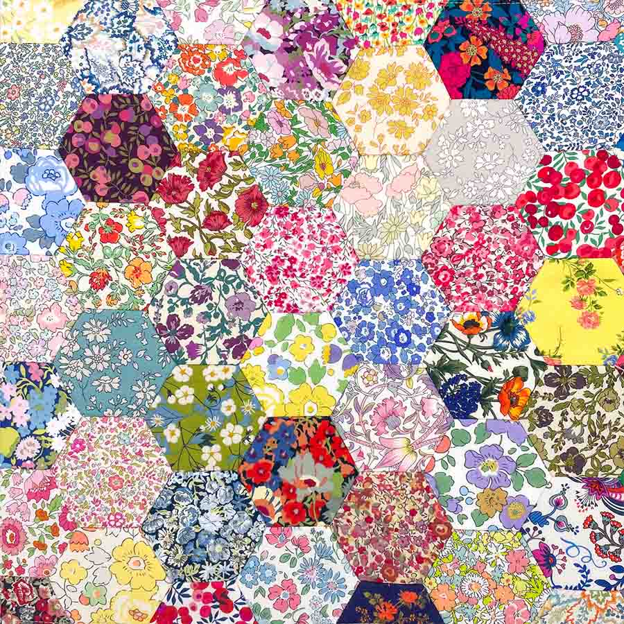 Liberty EPP Hexagon Table Runner