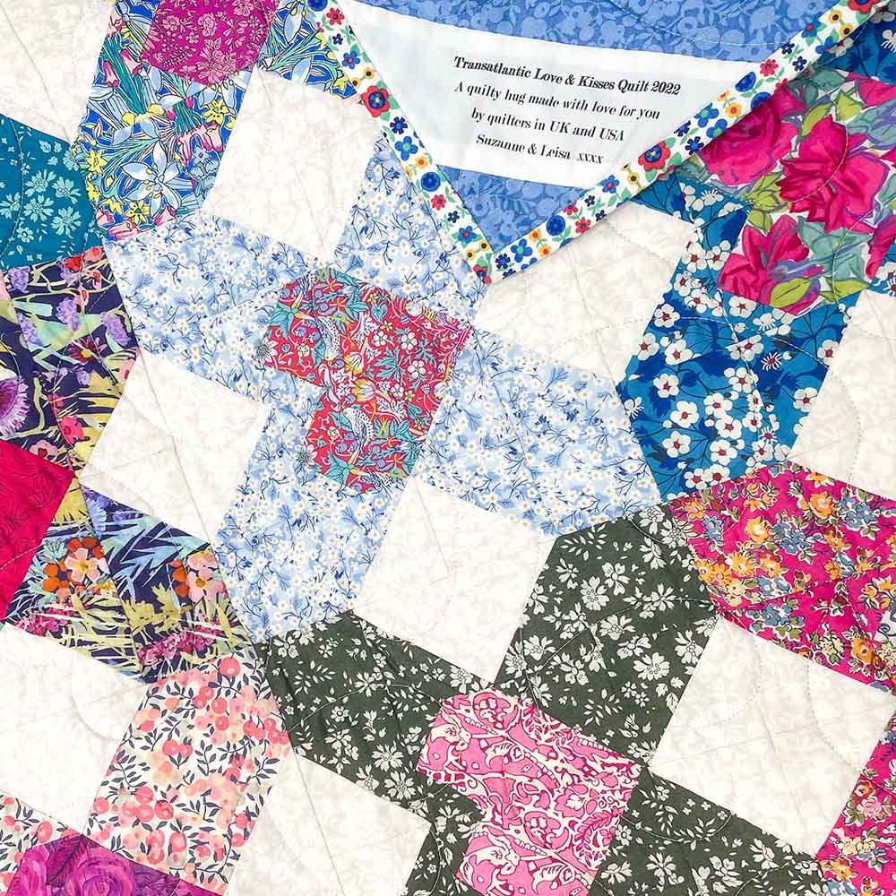 Love and Kisses Quilt — Transatlantic Quilt for SOS