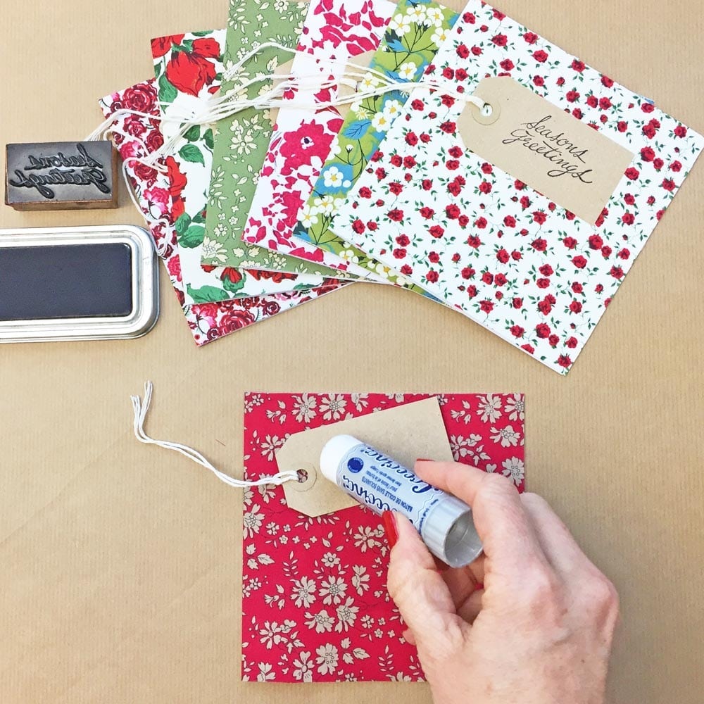 Liberty Christmas Cards | Fabric Christmas Card Ideas