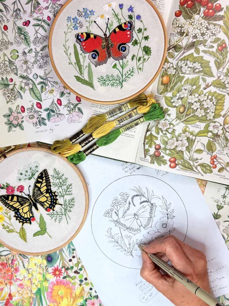 Alice's Botanical Embroidery Box Club