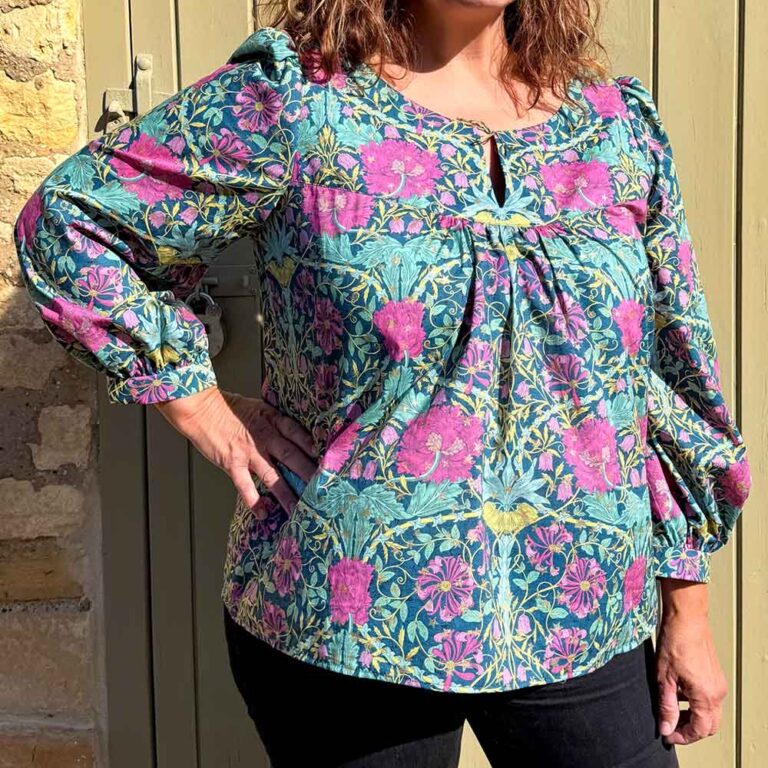 A Festive Liberty Blouse | Liberty Christmas Fabric