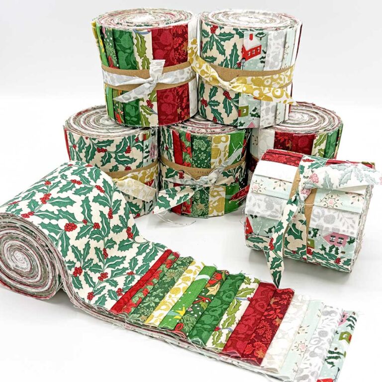 Liberty Christmas Quilting Cotton Jelly Roll | Alice Caroline