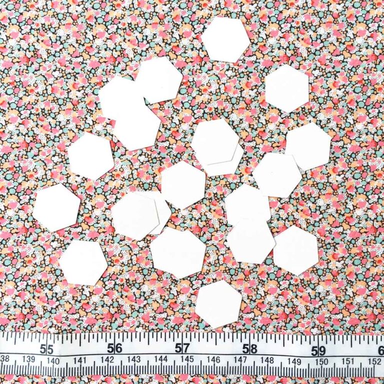 3/8″ Hexagon Paper Pieces | English Paper Piecing