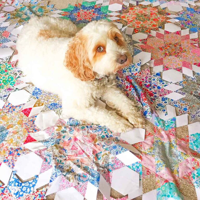 Floral Mosaic Quilt | Full Quilt Kit